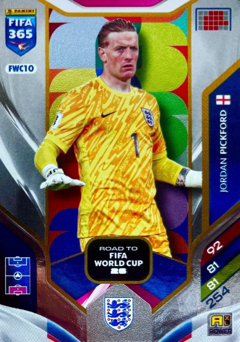 FWC10 Pickford Anglia Road to World Cup FIFA 365 2026 > Panini